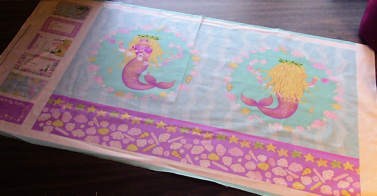 Fabric Frenzy – Mermaid Panel with 6 Quilt Labels (FF-023) « Darlene ...