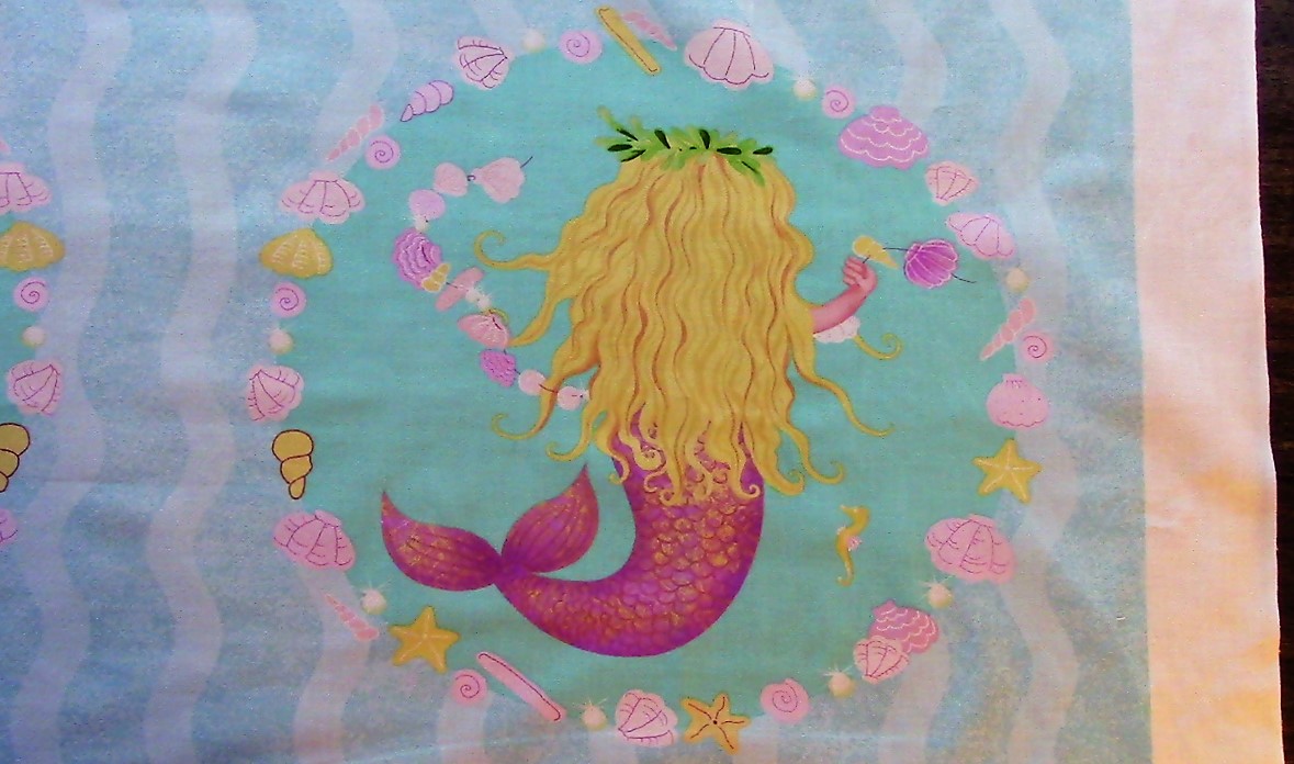 Fabric Frenzy – Mermaid Panel with 6 Quilt Labels (FF-023) « Darlene ...