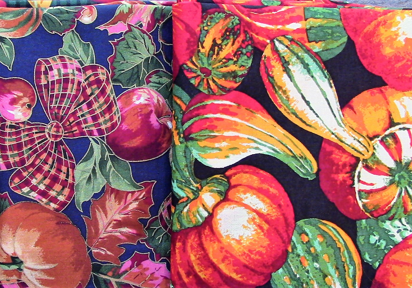 FLASH SALE – 10 One Yard Cuts Large Fall Prints « Darlene Michaud