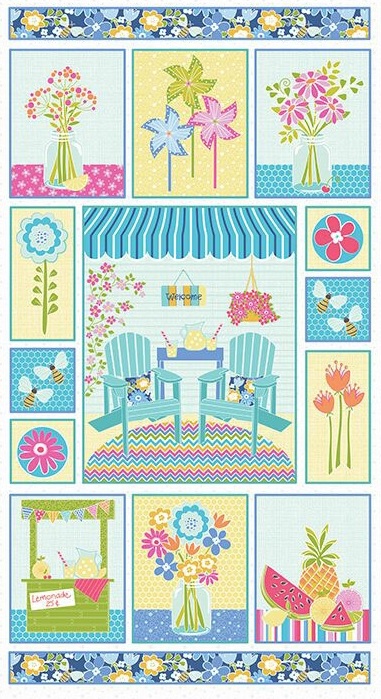 Front Porch Fabric Panel (2190) « Darlene Michaud