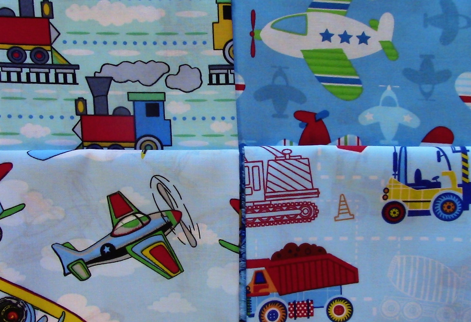 4 Fat Quarters – Wheels & Wings (2382) « Darlene Michaud