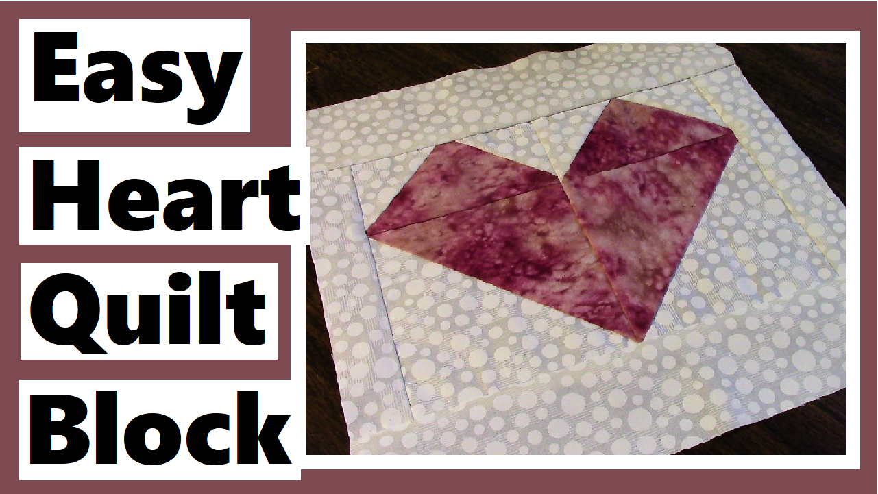 Easy Heart Quilt Block Tutorial « Darlene Michaud