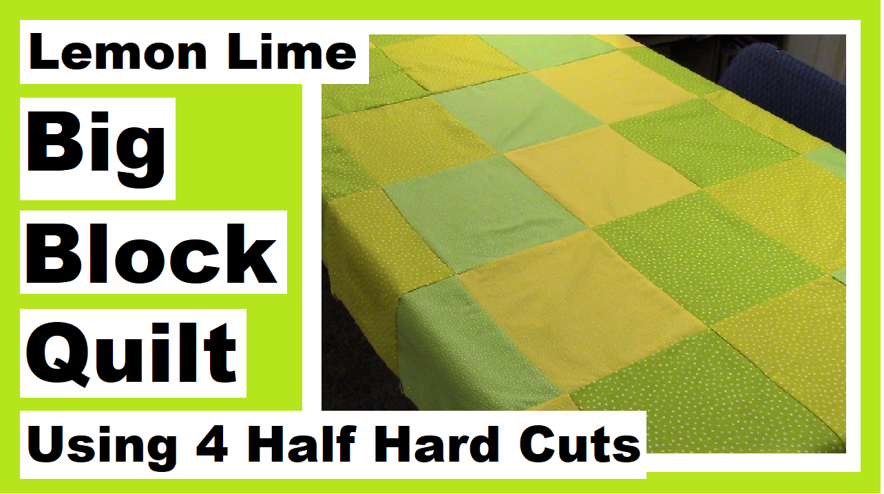 Blast From the Past – Big Wonky Quilt Top Tutorial « Darlene Michaud