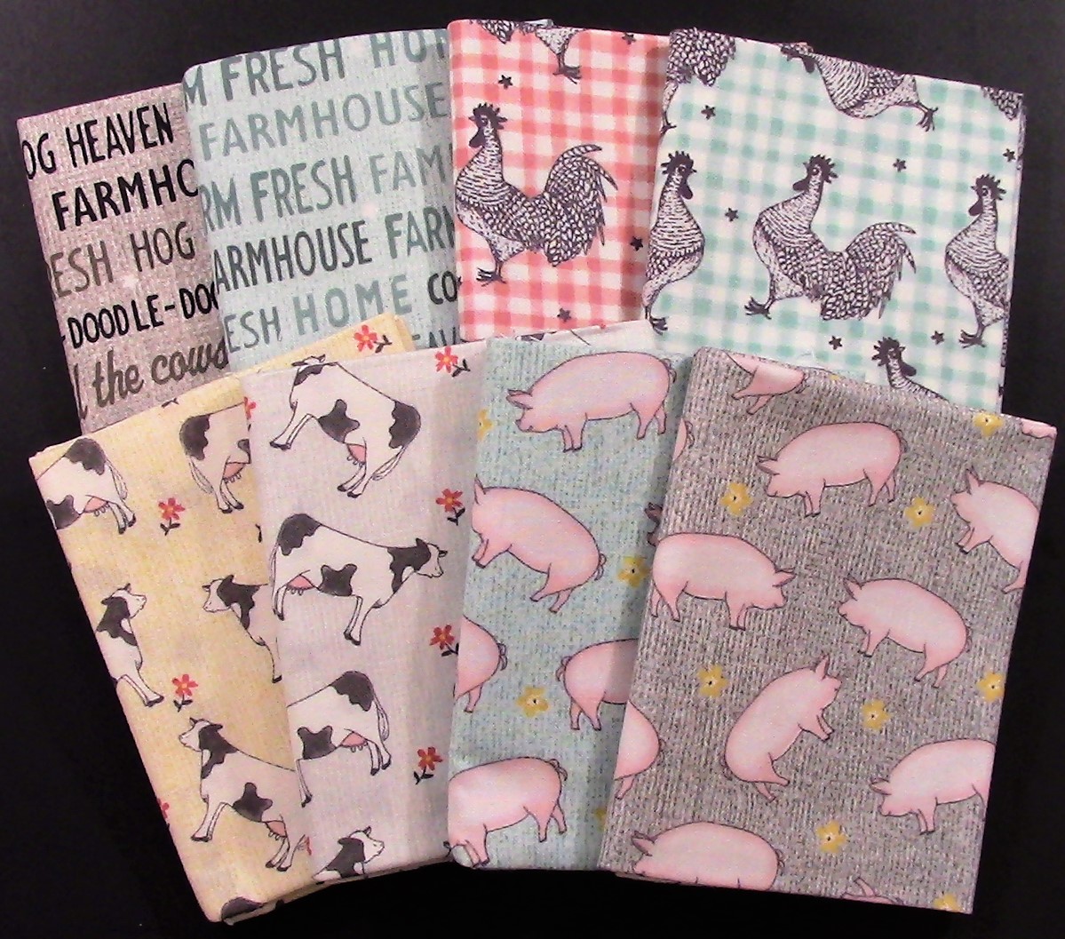 8 Fat Quarters – Farm Animals (3958) « Darlene Michaud