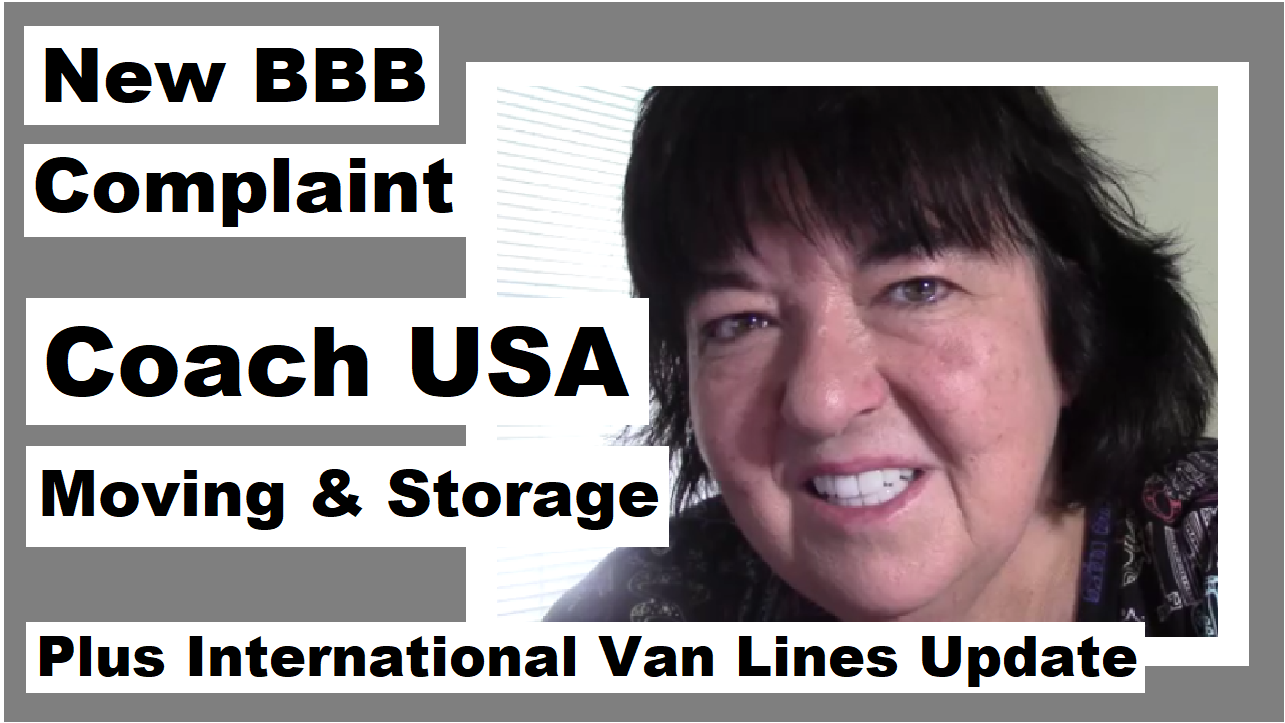 My BBB Complaint for Coach USA Moving and Storage plus International ...