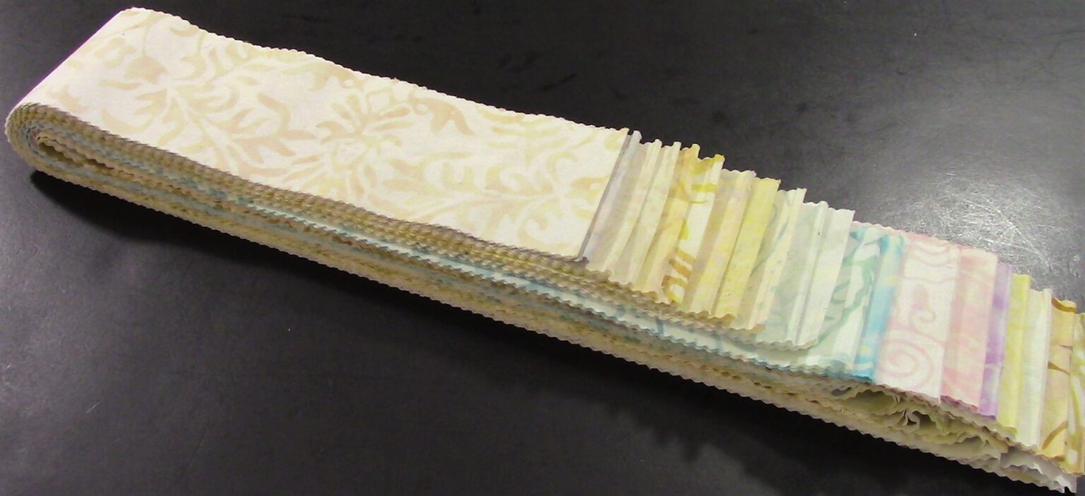 20 Jelly Roll Strips – Batik Lights Lot 2 (4270) « Darlene Michaud