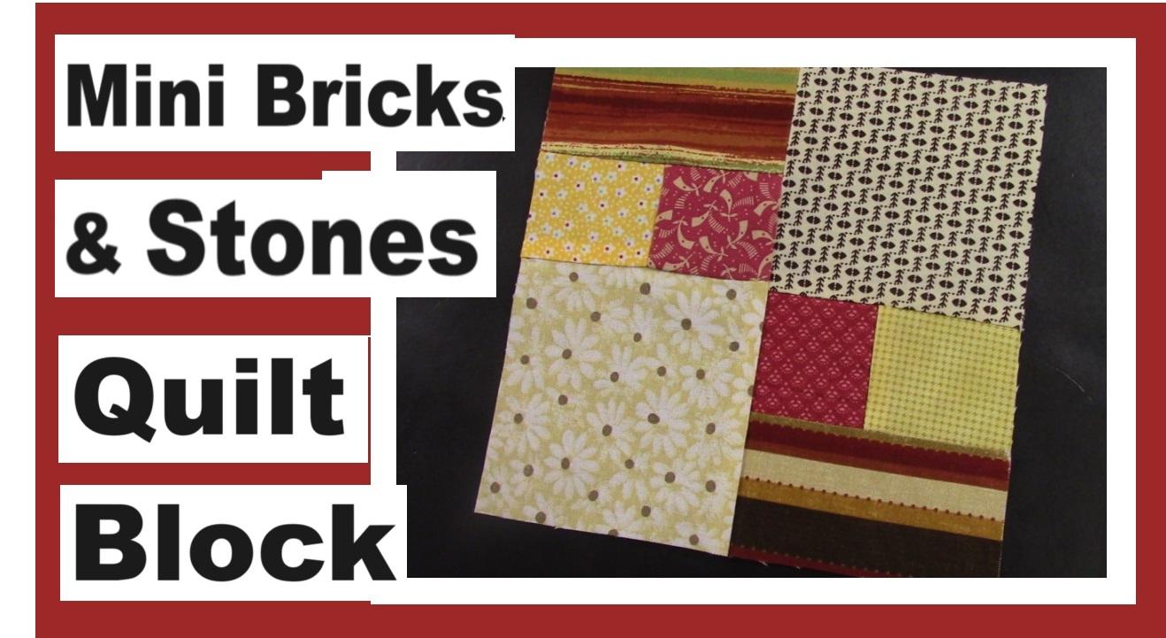 Mini Bricks & Stones Quilt Block « Darlene Michaud