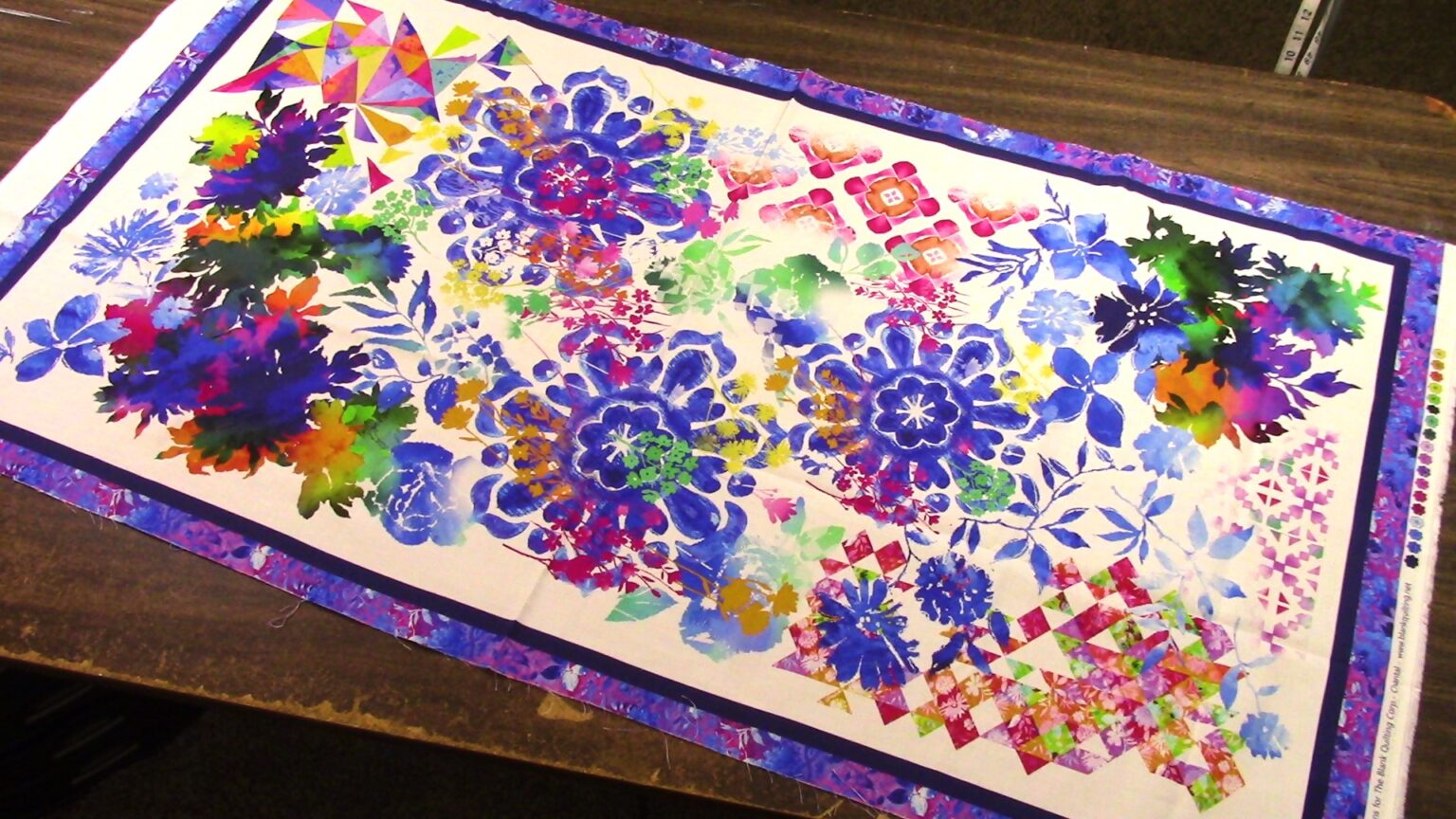 Medallion Garden Fabric Panel (5082) « Darlene Michaud