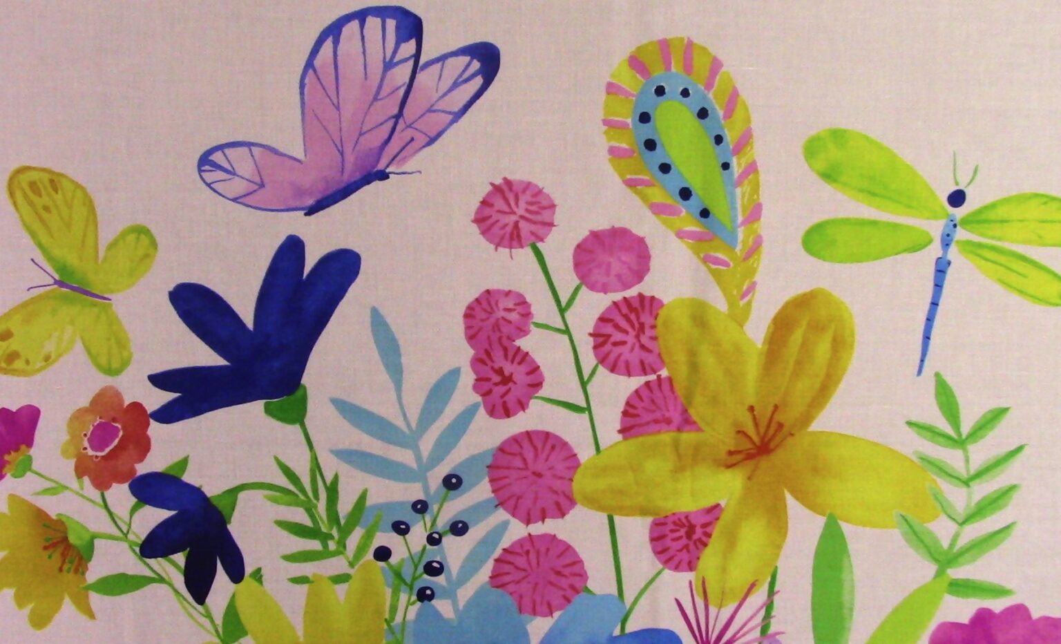 Fabric Panel – Blooming Garden (5296) « Darlene Michaud