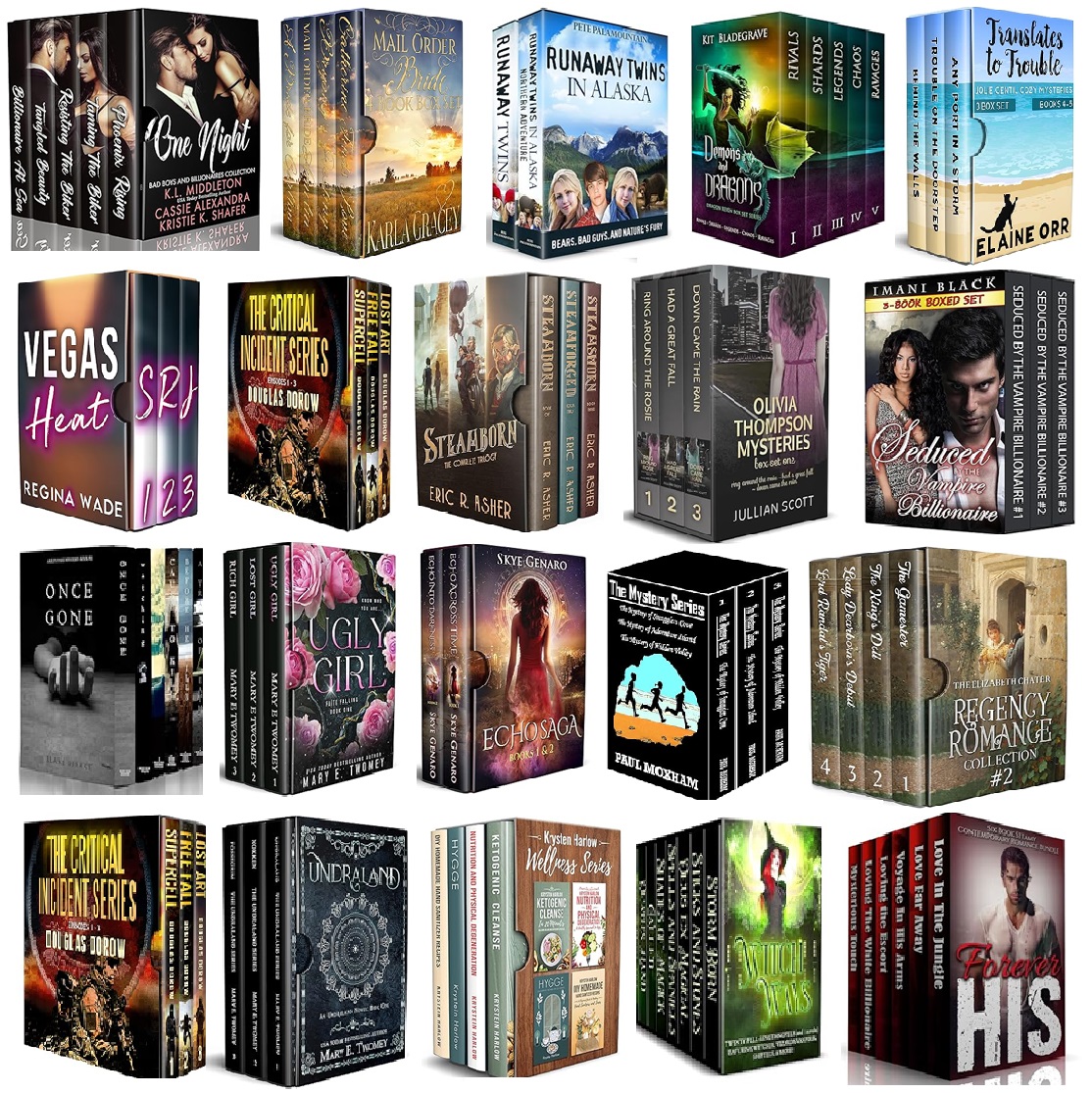 20 FREE BOX SETS – Romance, Mysteries, Cozies, Paranormal, More – (1/22 ...