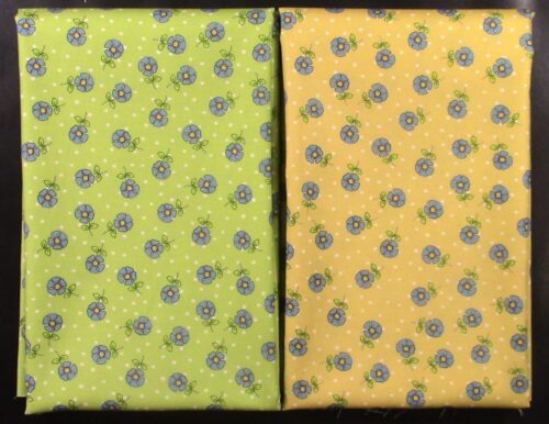 2 One Yard Cuts – Loralie Designs Daisy Dots – In My Ebay Store ...
