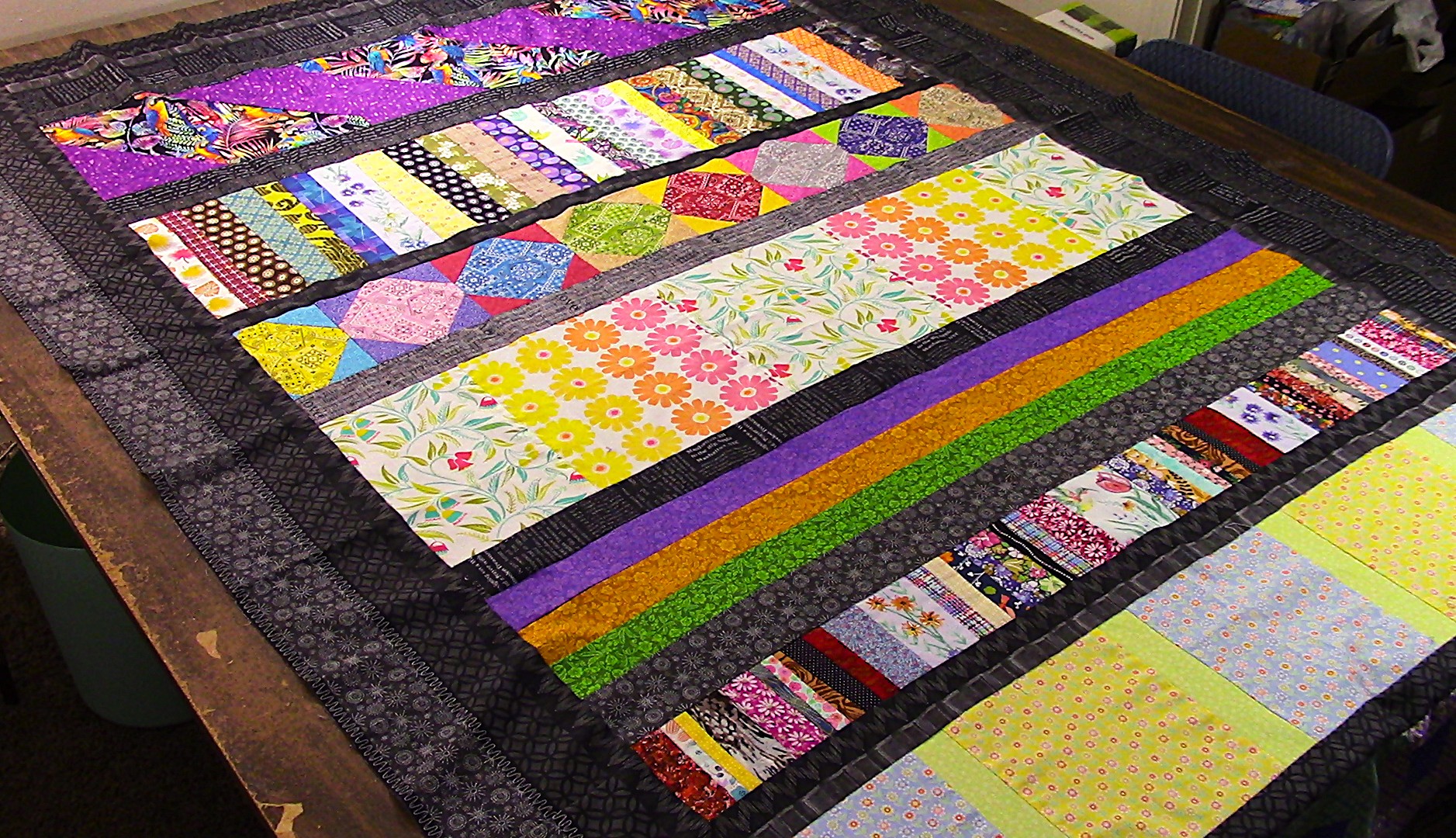Easy Scrappy Quilt – Diagram and Sizes – Block #5 « Darlene Michaud