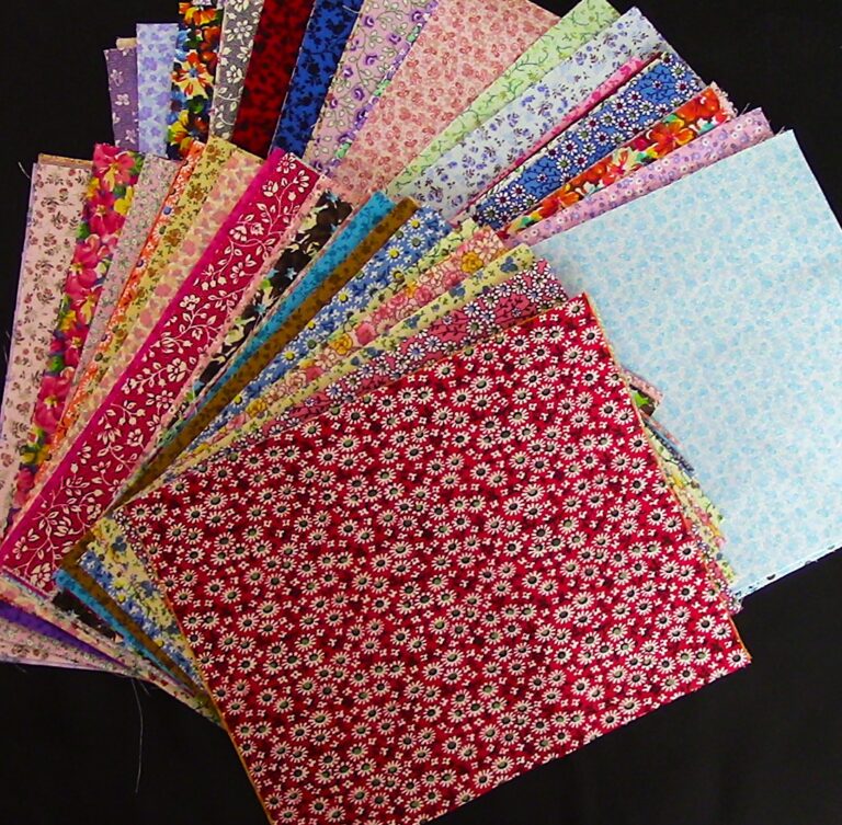 85 Piece 10×8 Scrap Pack – Calico Flowers – No Duplicates « Darlene Michaud