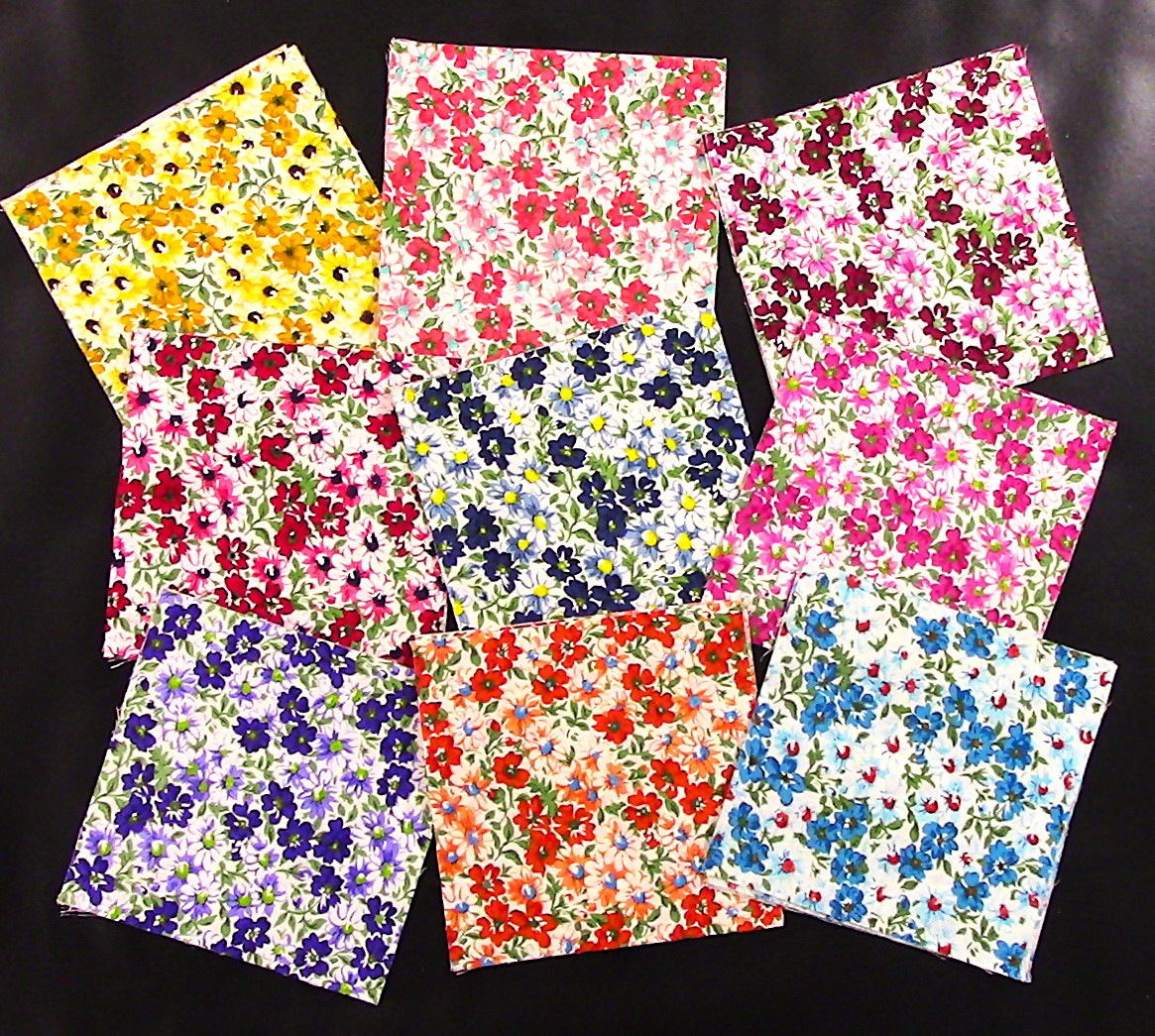 (45) 5″ Squares – Flower Patch – In My Ebay Store « Darlene Michaud