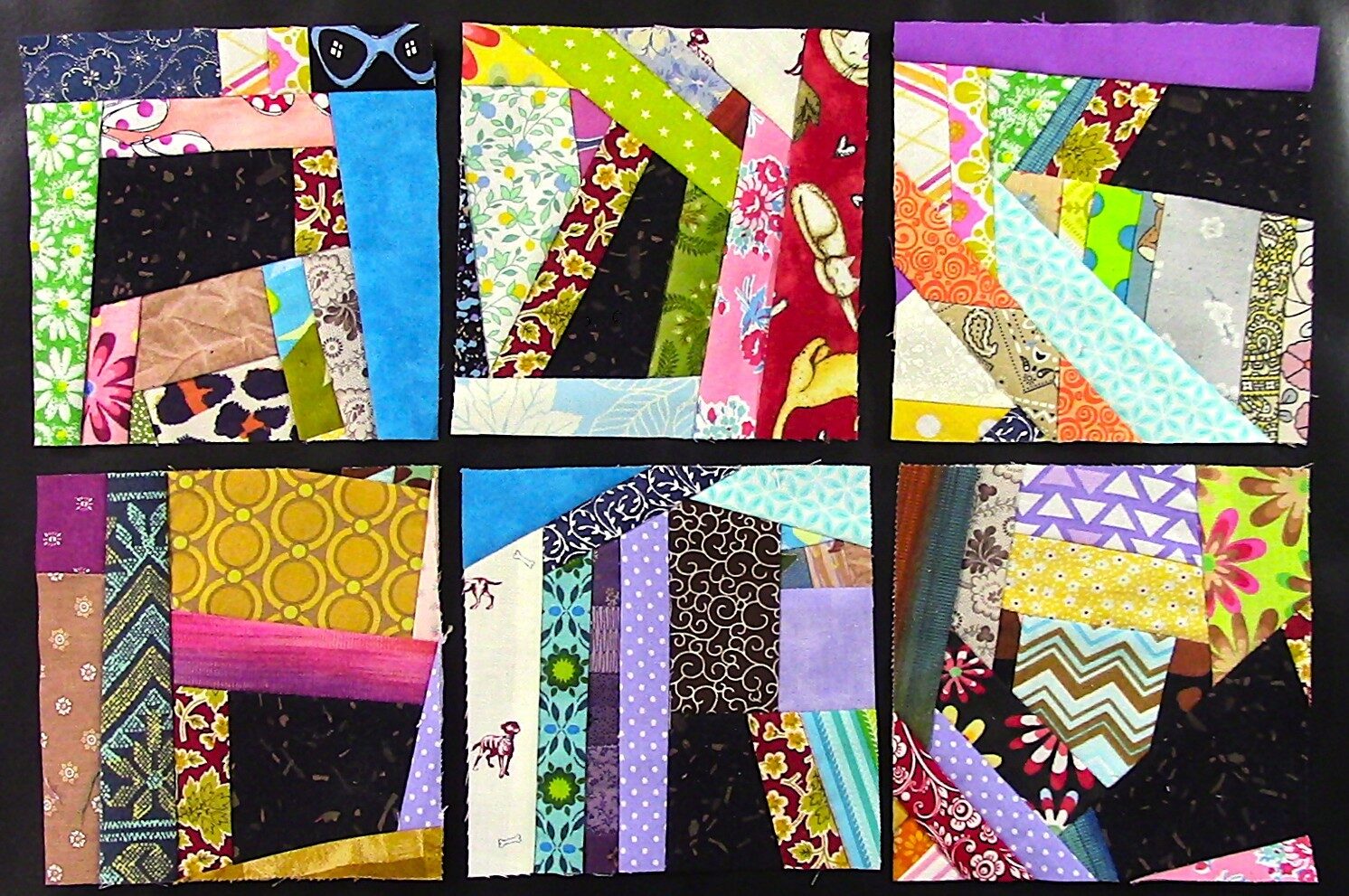 Easy Scrappy Quilt – Diagram and Sizes – Quilt Along with Darlene ...