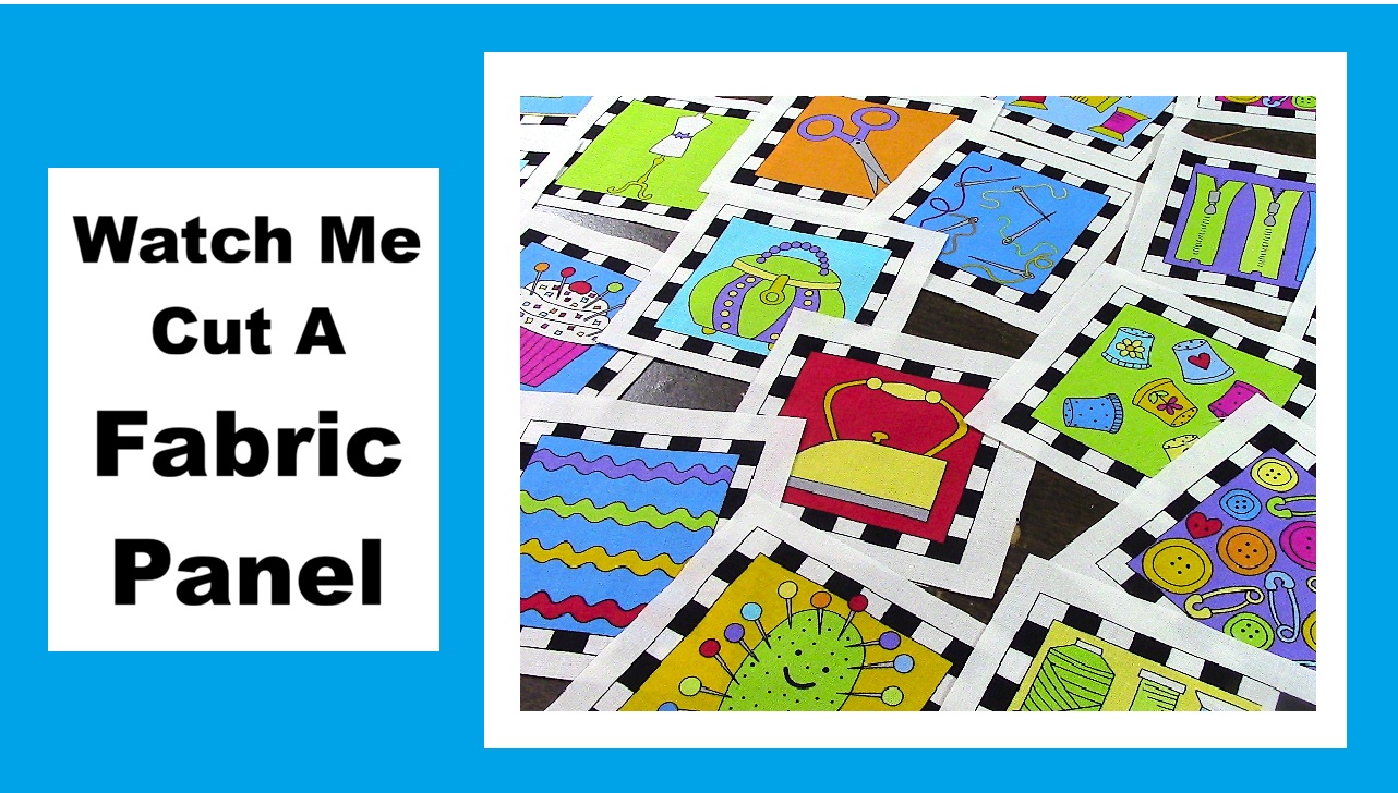Watch Me Cut a Sewing Notions Fabric Panel « Darlene Michaud